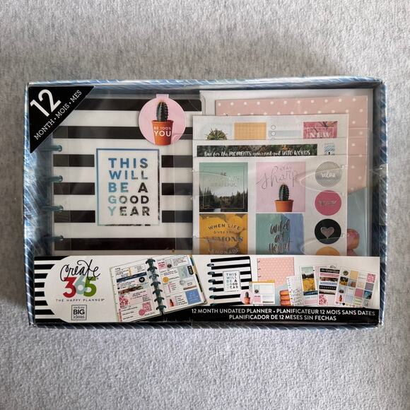The Happy Planner | Office | Nib The Happy Planner Mini Box Kit Undated ...